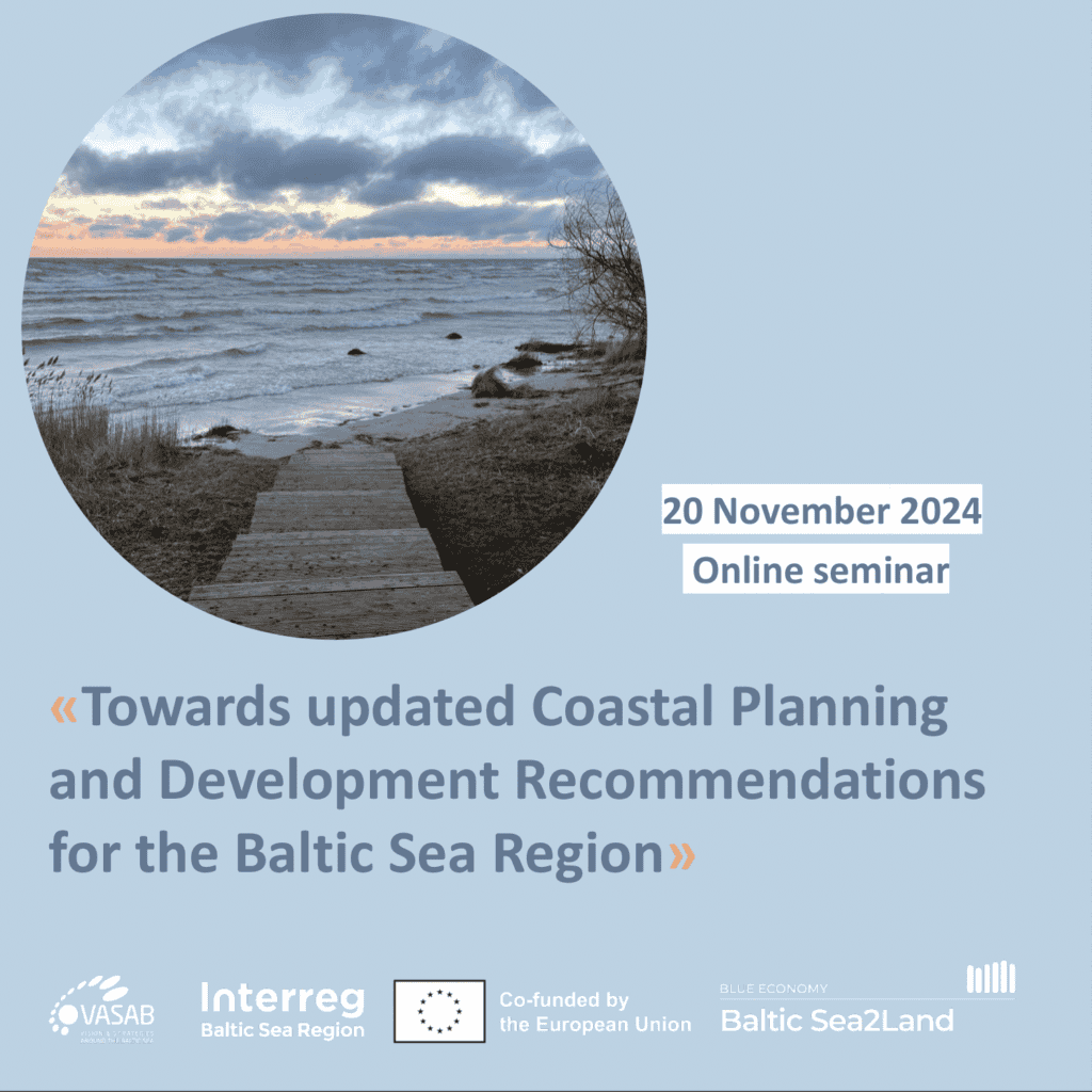 Register and join online seminar «Towards updated Coastal Planning and ...