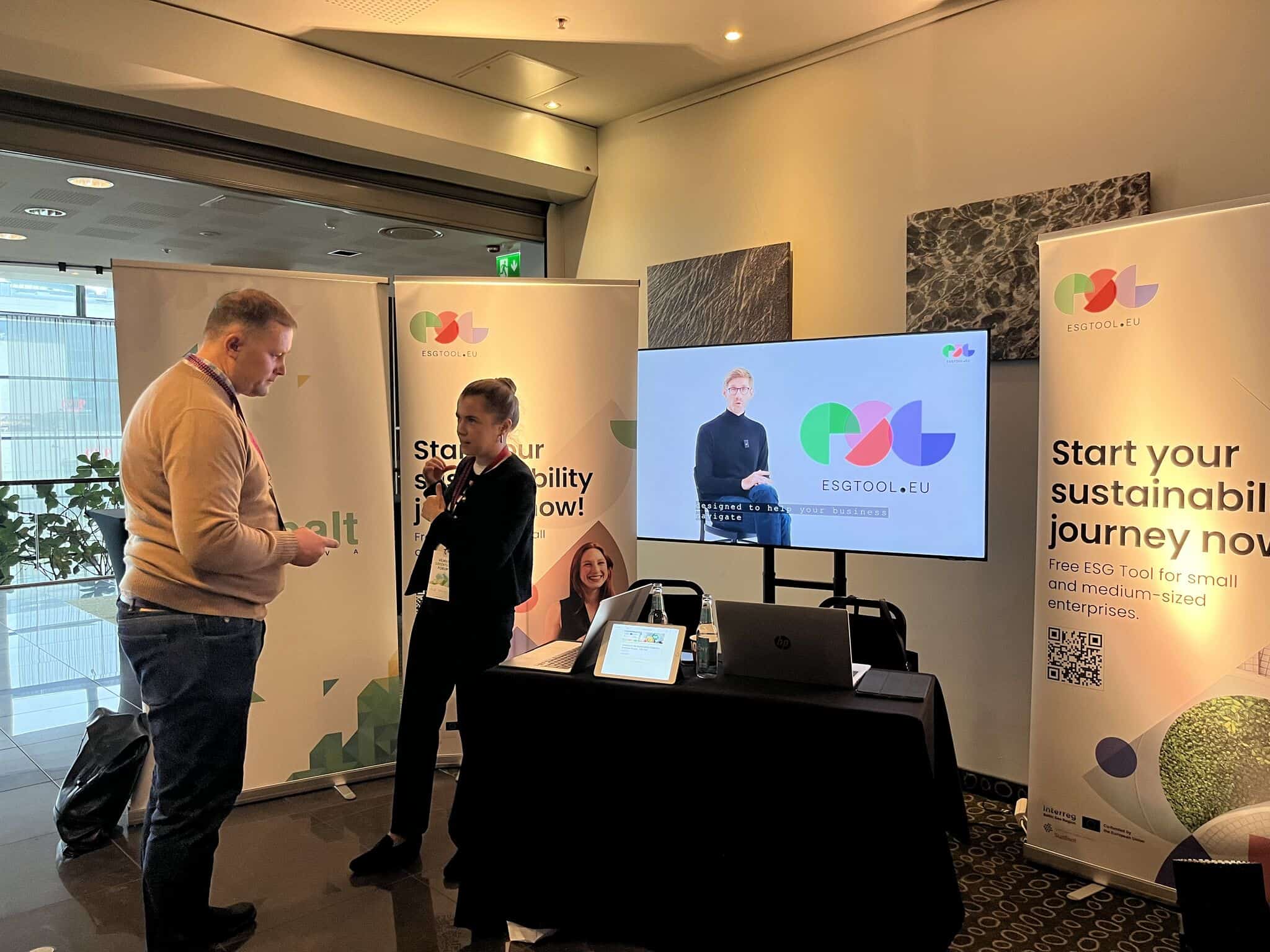 Introducing ESG Tool at Vilnius GreenTech Forum 2024 - Interreg Baltic ...