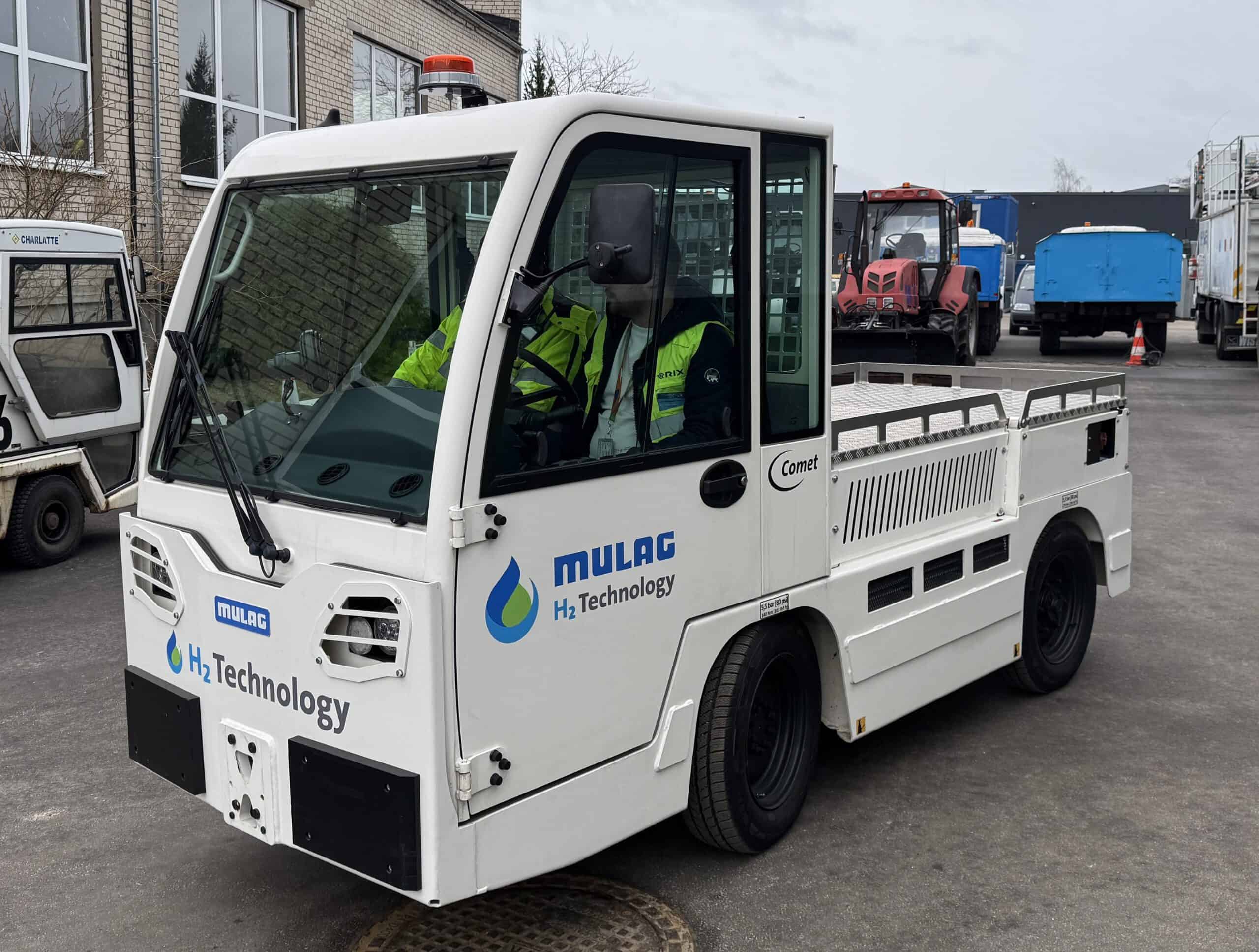 Fuel Cell Baggage Tractor tested in Riga Airport - Interreg Baltic Sea ...