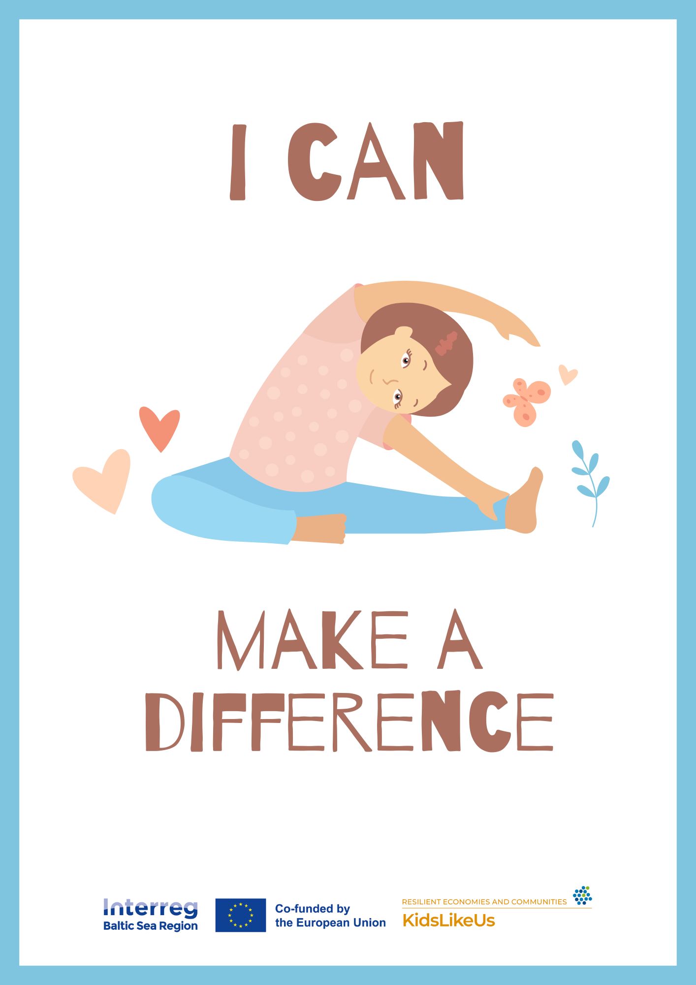 Self-love affirmation posters - Interreg Baltic Sea Region