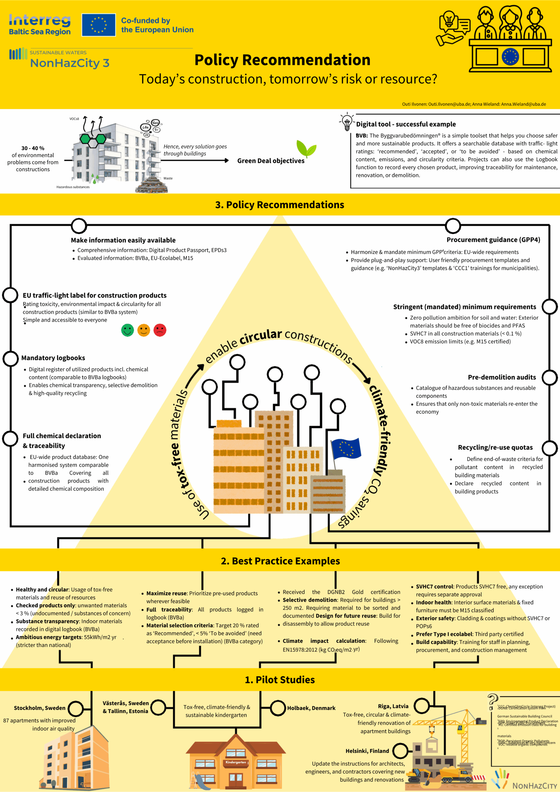 Building a Tox-Free, Circular, and Climate-Friendly Future: Policy ...