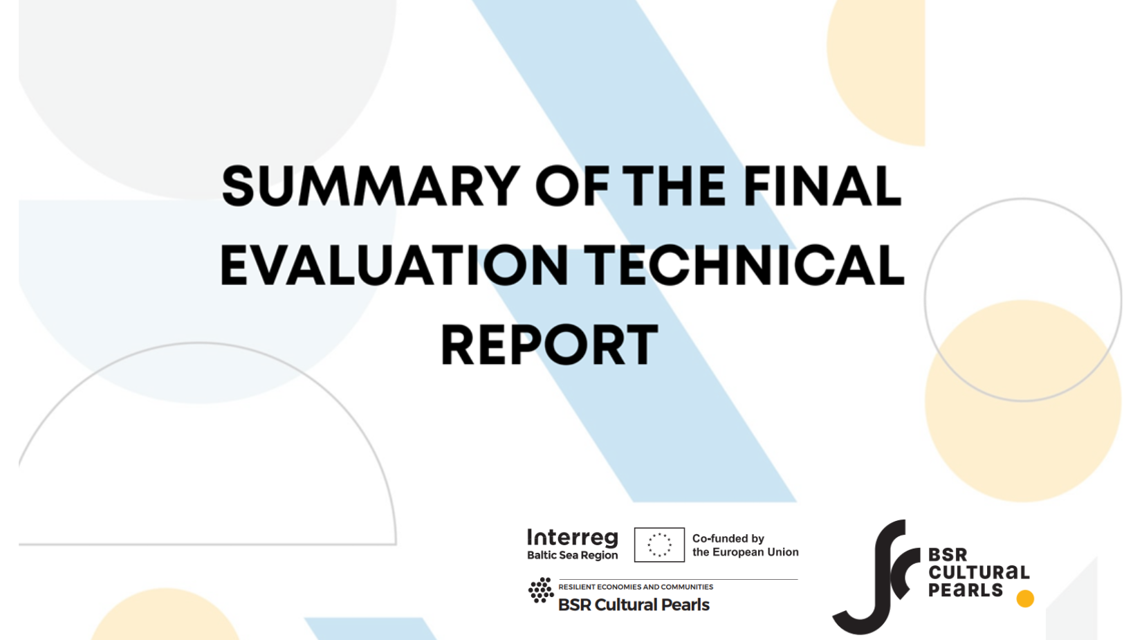 Impact Evaluation of the BSR Cultural Pearls Project: Community ...